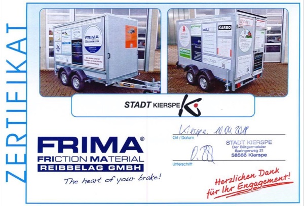 Frima - Friction Material - Reibbelag GmbH